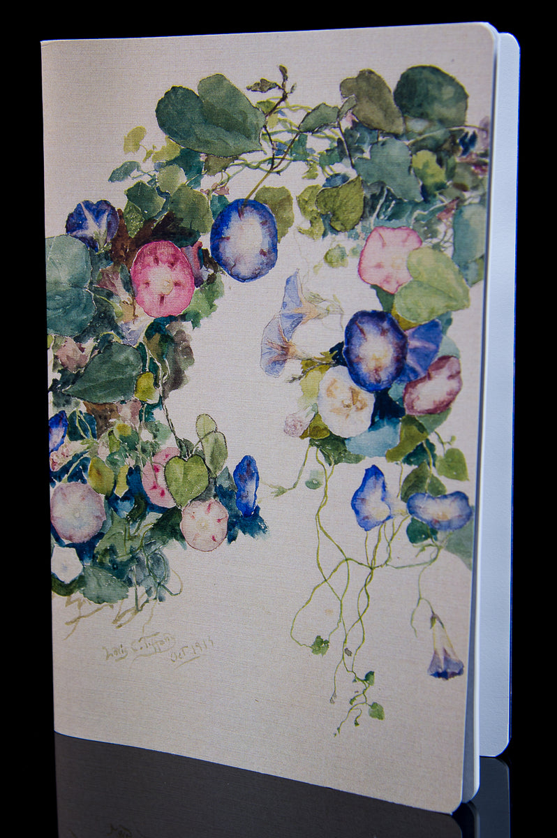 Morning Glories Large Notebook – Halim Time & Glass Museum