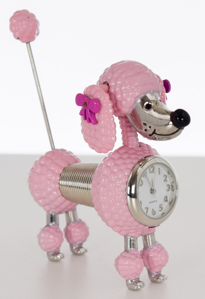 French Poodle Miniature Clock – Halim Time & Glass Museum